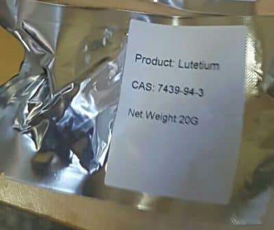 Lutetium Metal Lu | Lu/REM 99% REM 99.9% | Rare Earth Metals
